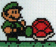 Johloh's Mario Stitchery | Mr X Stitch Contemporary Embroidery