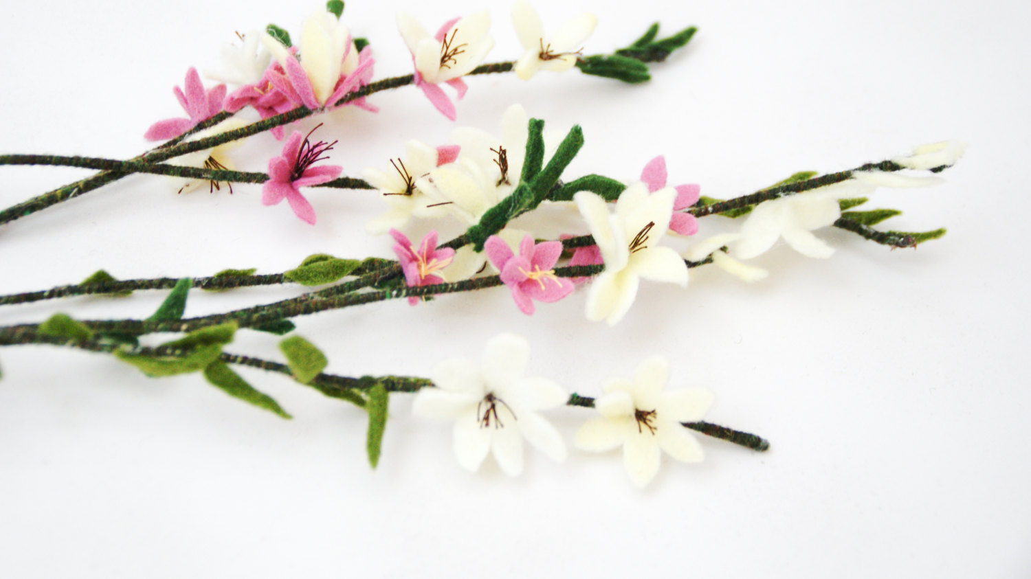 Needle Felt And Fiber Flowers | Mr X Stitch