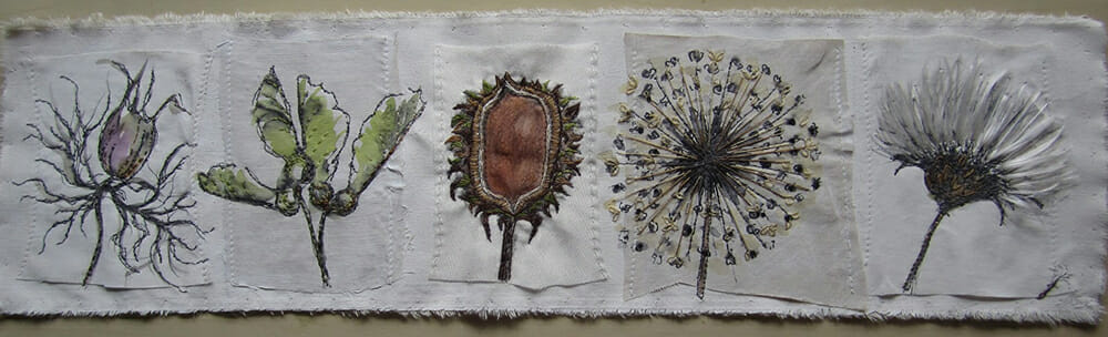 Louise Watson: Textile Art Goes All Natural | Machine Embroidery | Mr X ...