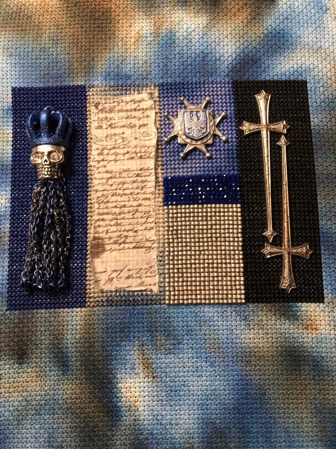 Vertical Wise-Band Samplers Stand Tall | Mr X Stitch