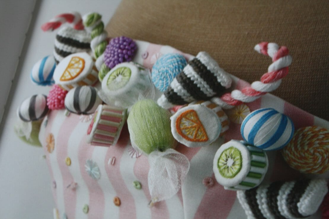 Raised Embroidery By Kelley Aldridge | Mr X Stitch