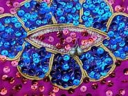 Abstract Flower Design In Textile Art | Mr X Stitch