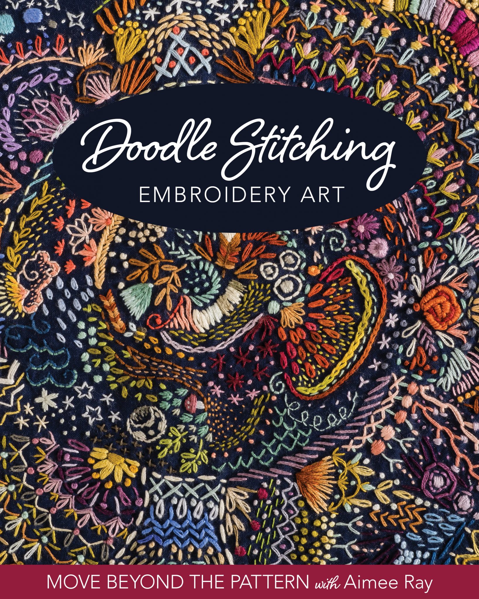 Doodle Stitching Embroidery Art By Aimee Ray | Mr X Stitch