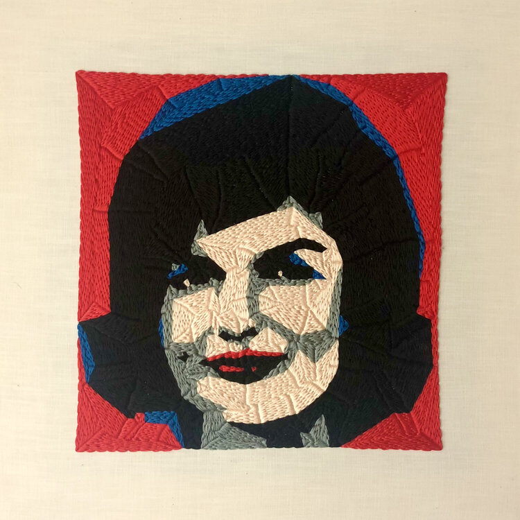 Delaney Conner's Geometric Portraits | Punch Needle | Mr X Stitch