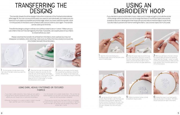 Transfer And Stitch: 140 Beautiful Designs To Embroider | Textile Art ...