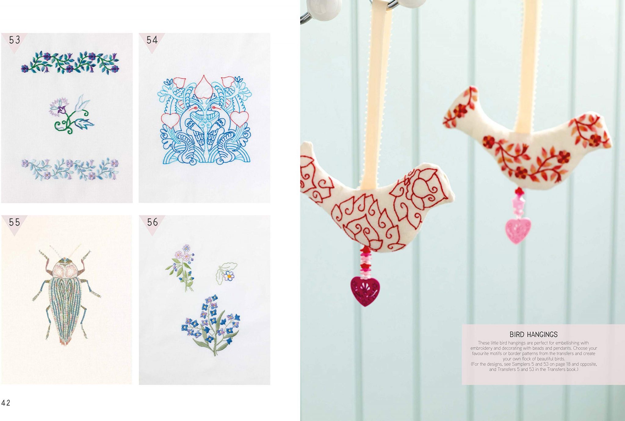 Transfer And Stitch: 140 Beautiful Designs To Embroider | Textile Art ...