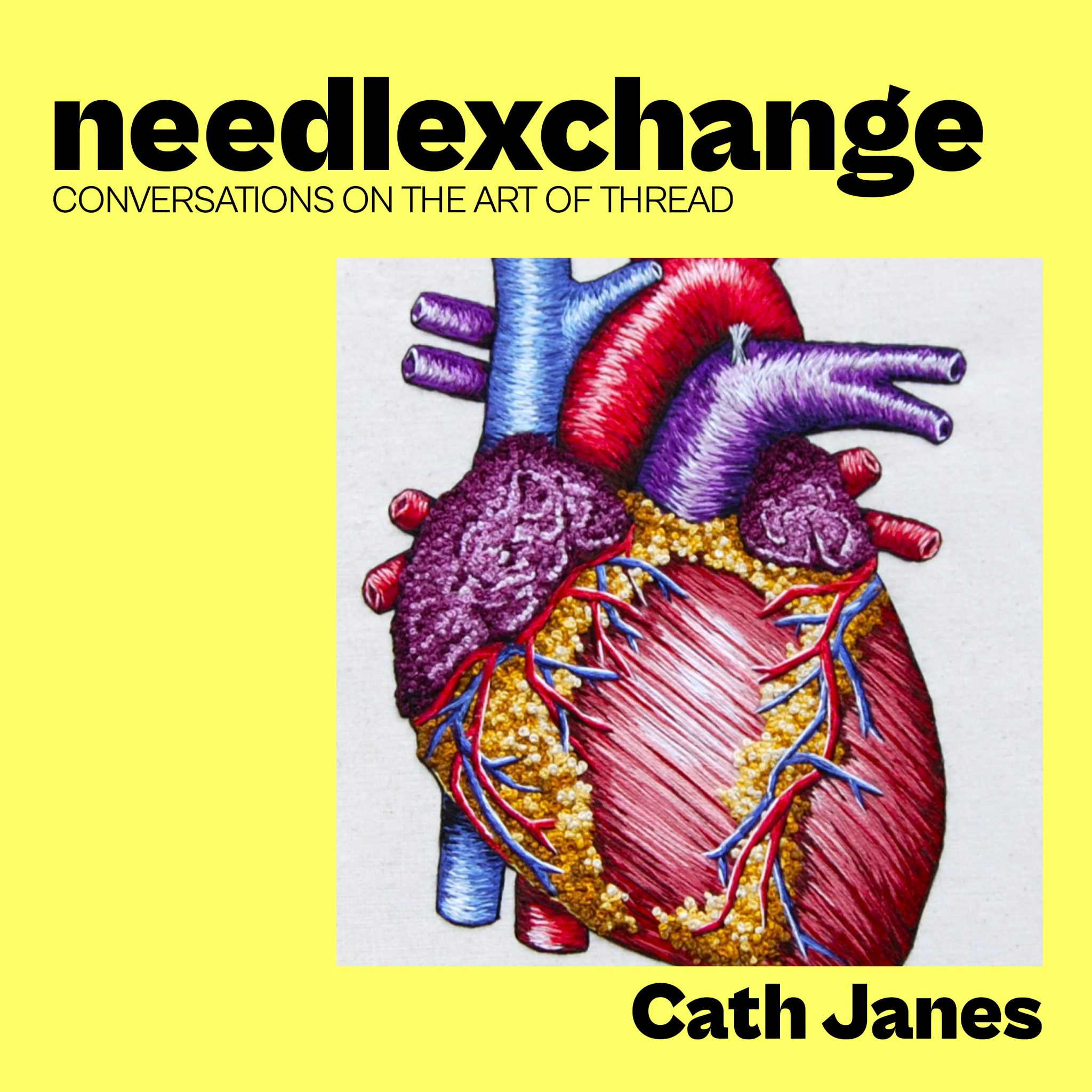 Cath Janes | Anatomical Hand Embroidery [NX001] | Mr X Stitch